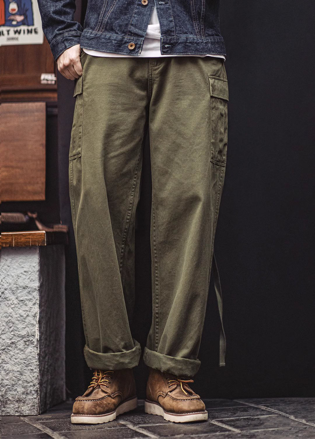 American Retro M51 Multi-Pocket Military Tactical Men's Trousers ...