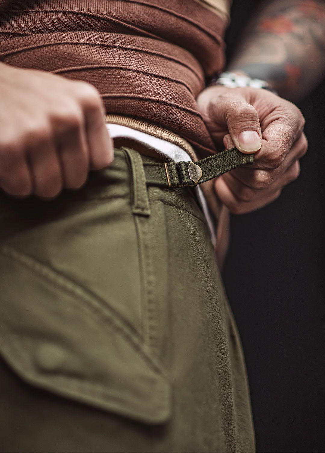 American Retro M51 Multi-Pocket Military Tactical Men's Trousers ...