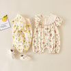 Summer Thin One-Piece Cute Full Moon Baby Girl Romper | Harmony Gallery